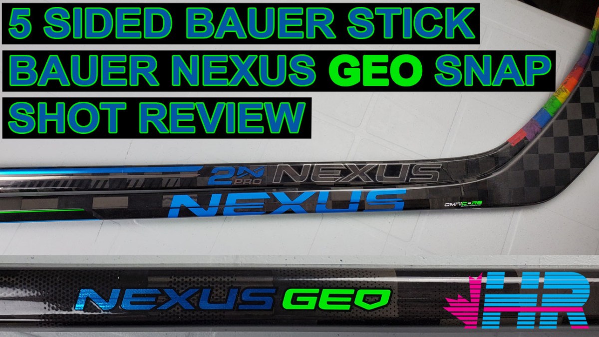 The 5 sided Bauer hockey stick. Bauer Nexus Geo Snap Shot review ...
