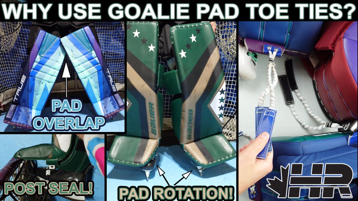 What do hockey goalie pad toe ties do? Here is why you should use them ...