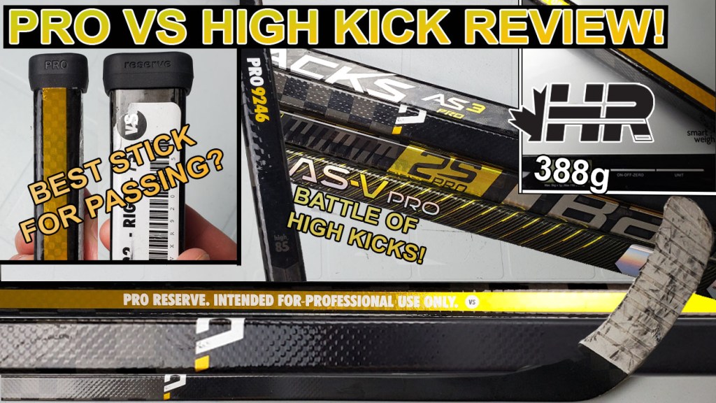 Pro stock hockey sticks VS high kick slap shot review – Hockey Reviews